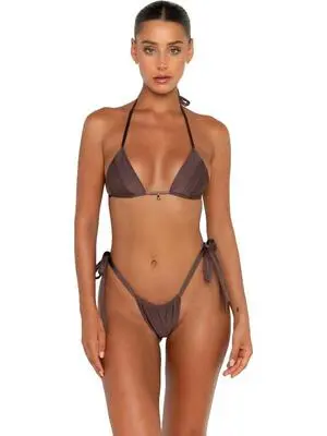 FAE Honey Triangle Bikini Top Stardust