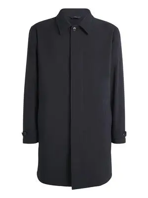 Brioni Water-repellent Performa Car Coat - Blue