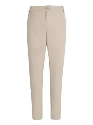 Paige Stafford Straight Leg Trousers - Beige