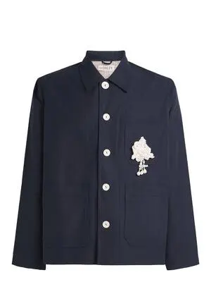 S.S.DALEY Clarence Chore Overshirt Jacket - Blue