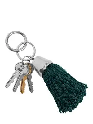 Balenciaga Pom-pom Keyring - Green