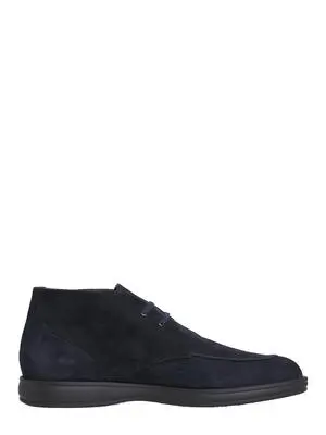 Brioni Journey Suede Ankle Boots - Blue
