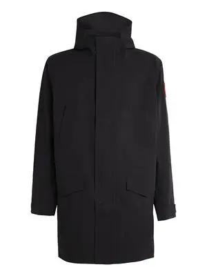 Canada Goose Waterproof Barclay Raincoat Black