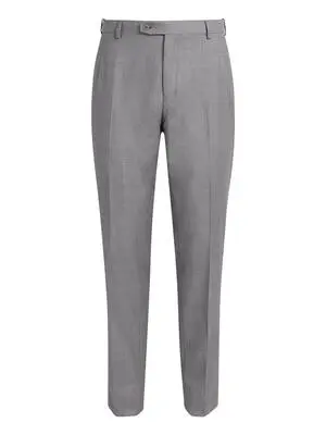 Brioni Wool Straight Journey Trousers - Grey