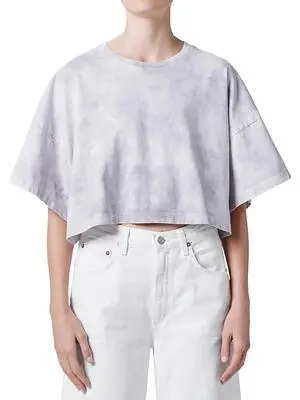 AGOLDE Arli Oversized Cropped Tee - Turbine