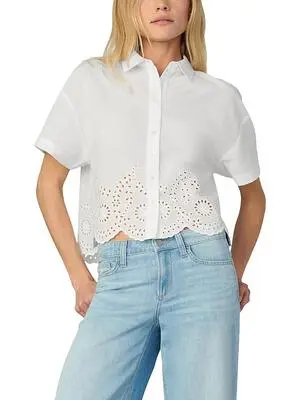 Joe's Jeans The Eyelet Shirt White