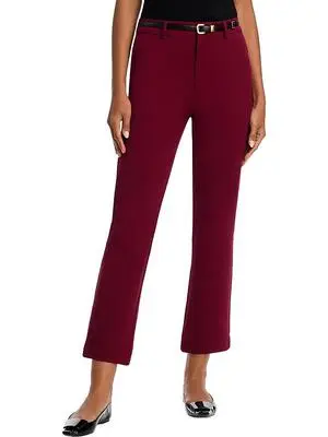 L'Agence Ketra Baby Boot Trousers - Black Cherry