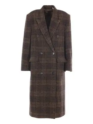 ISABEL MARANT Double-Breasted Wool Coat