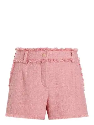 Dolce & Gabbana Raschel Tweed Shorts - Pink