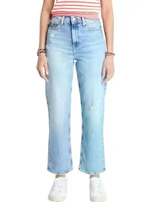 Tommy Hilfiger Layla High-rise Straight Jeans - Blue