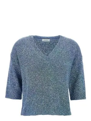 KANGRA V-neck Jumper - Blue