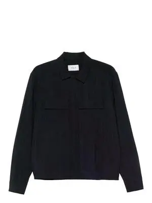 D4.0 Seersucker Overshirt - Blue