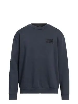 Roberto Cavalli Sweatshirt In Polyester And Cotton - Navy