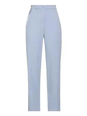 VICOLO Crepe Straight-leg Pants - Blue