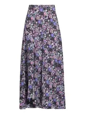 Isabel Marant Maxi Flared Skirt - Purple