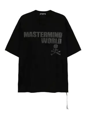 MASTERMIND WORLD Logo-print T-shirt - Black
