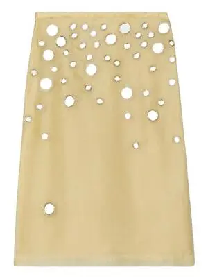 TORY BURCH Embellished Mirror Skirt