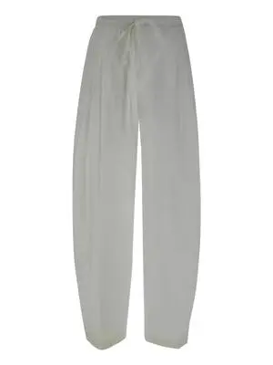 Andamane Wide-leg Trousers - White