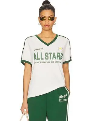THE MAYFAIR GROUP Angel All-stars Fitted Tee - Cream