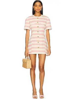 MAUDE CLUB Taylor Dress - Pink & Ivory