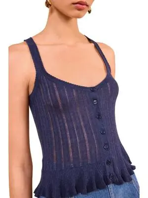 Ulla Johnson Callie Knit Camisole - Midnight