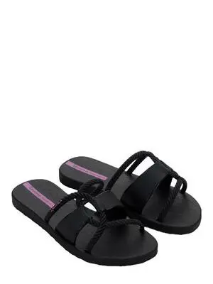 Ipanema Diversa Slide Sandal Black/lilac