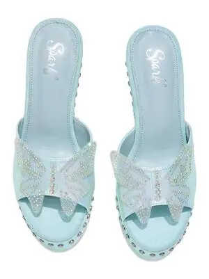 SPARKL Bianca Wedge - Blue