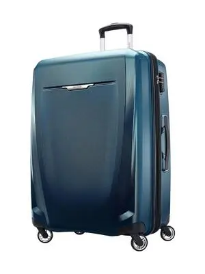 SAMSONITE Winfield 3 DLX Checked-Large Spinner Navy