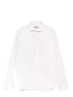 Canali Cutaway-collar Shirt - Neutrals