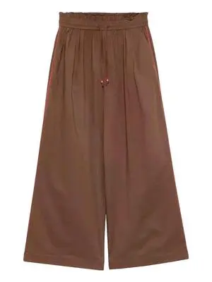Scotch & Soda Poplin Trousers - Brown