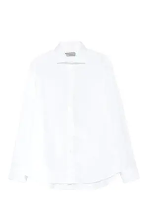 Canali Cutaway-collar Shirt - White