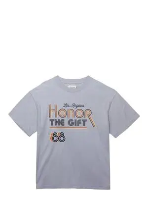 HONOR THE GIFT Retro Honor T-shirt - Grey