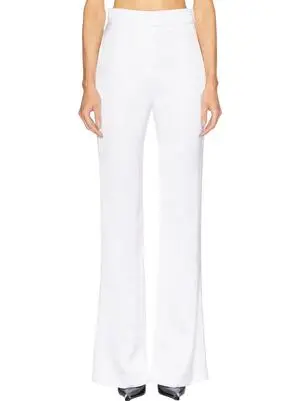 Alexandre Vauthier Satin Tailoring Pant - Optical White