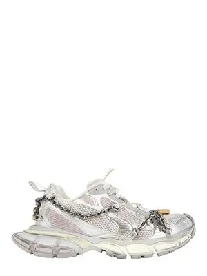 Balenciaga 3xl Chain Sneakers - Eggshell  Silver  & Gold