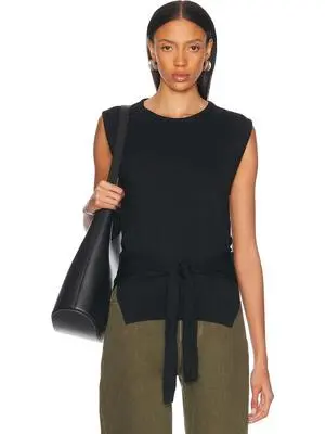LEMAIRE Trompe L'oeil Sleeveless Top - Black