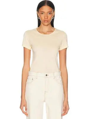 LEMAIRE Fitted Top - Ice Apricot