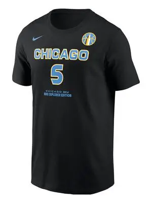 Nike Angel Reese Chicago Sky Wnba T-shirt - Black