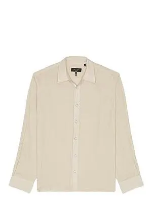 RAG & BONE Finch Gauze Stripe Shirt