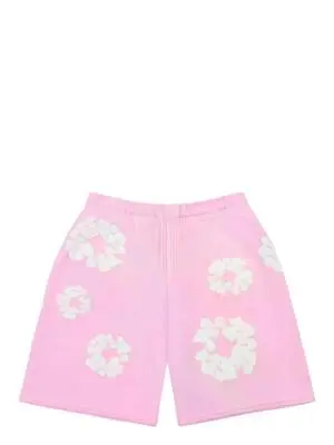 DENIM TEARS The Cotton Wreath Track Shorts - Pink