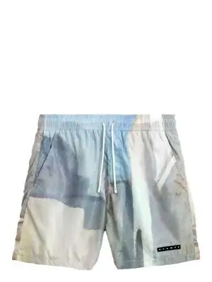 STAMPD Moroccan City Track Shorts - Blue