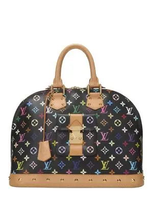 LOUIS VUITTON Takashi Murakami Monogram Multicolore Alma - Black