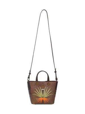 Etro X Agostino Iacurci Embroidered Tote Bag - Brown