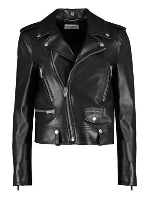 SAINT LAURENT Leather Biker Jacket