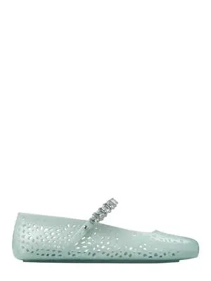 JIMMY CHOO Jimmy Choo Jelly Ballet Flats Turquoise