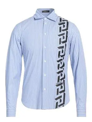 Versace Shirt Light Size Cotton - Blue