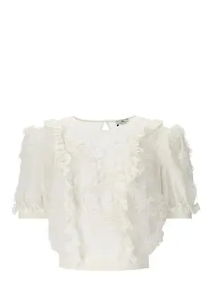 ELISABETTA FRANCHI Ruffled Top