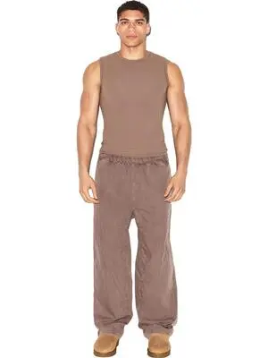 SKIMS Woven Karate Pant Umber