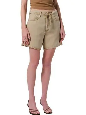 Citizens Of Humanity Brynn Drawstring Waist Denim Shorts - Hempseed