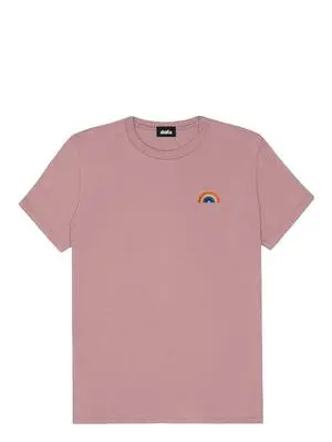 DALIX Rainbow Jersey Relaxed Tee - Orchid Purple