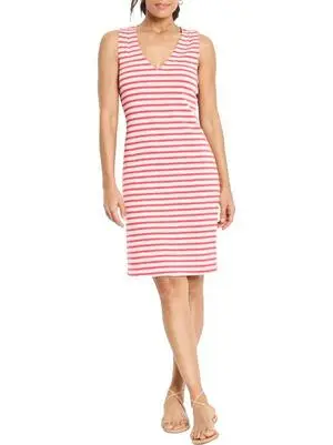 NIC+ZOE Stripe Sleeveless Tank Dress - Pink Multi